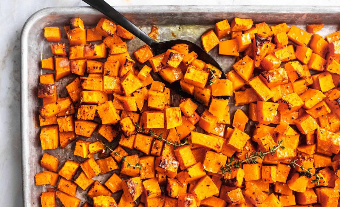Healthy And Delicious Oven-Roasted Butternut Squash Recipe | Serves 4-6