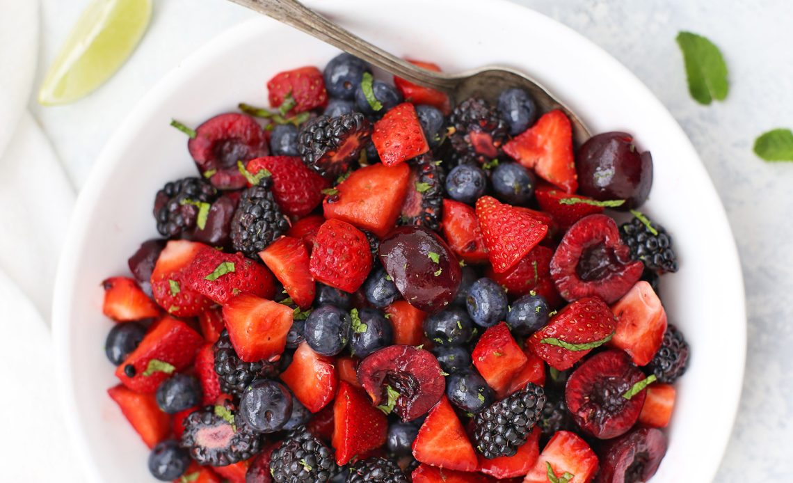 Refreshingly Healthy Mixed Berry Fruit Salad Recipe