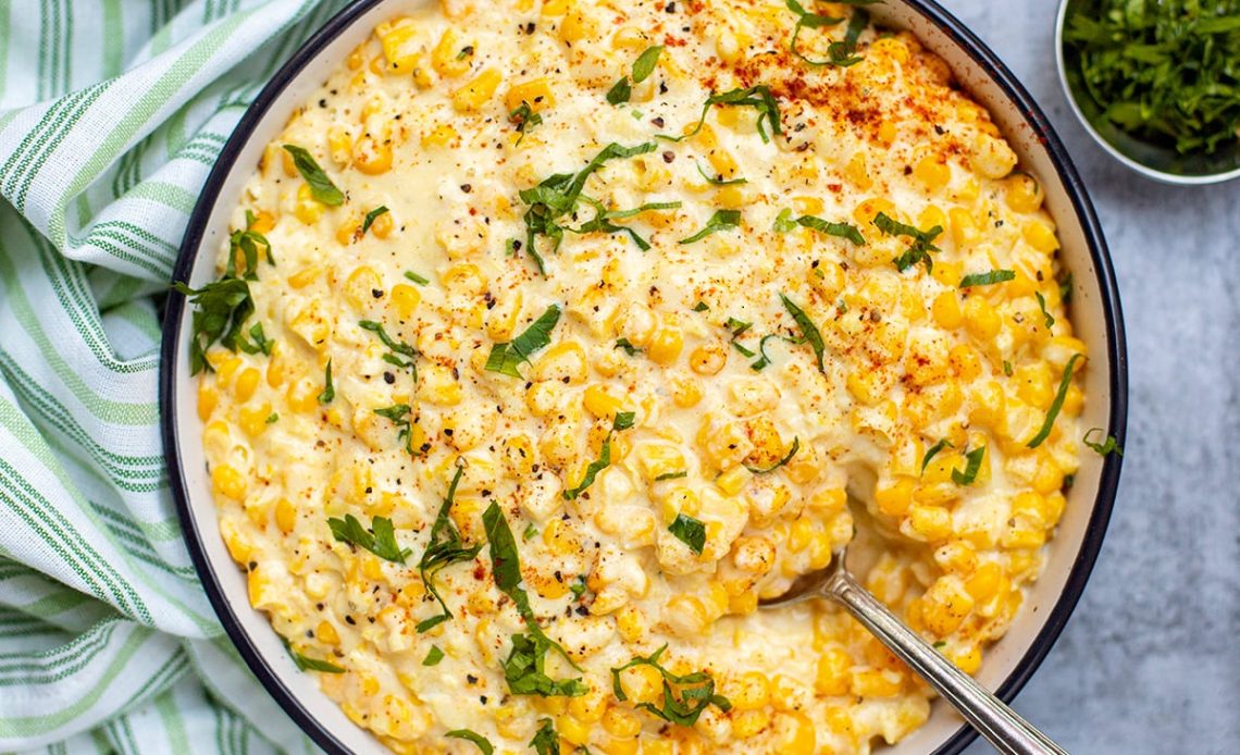 Easy One-Pot Cheesy Creamed Corn Recipe | 30 Min